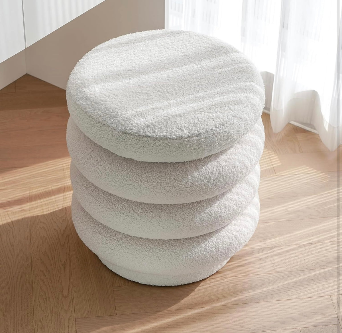 Sherpa Ottoman – Final Touch Deco