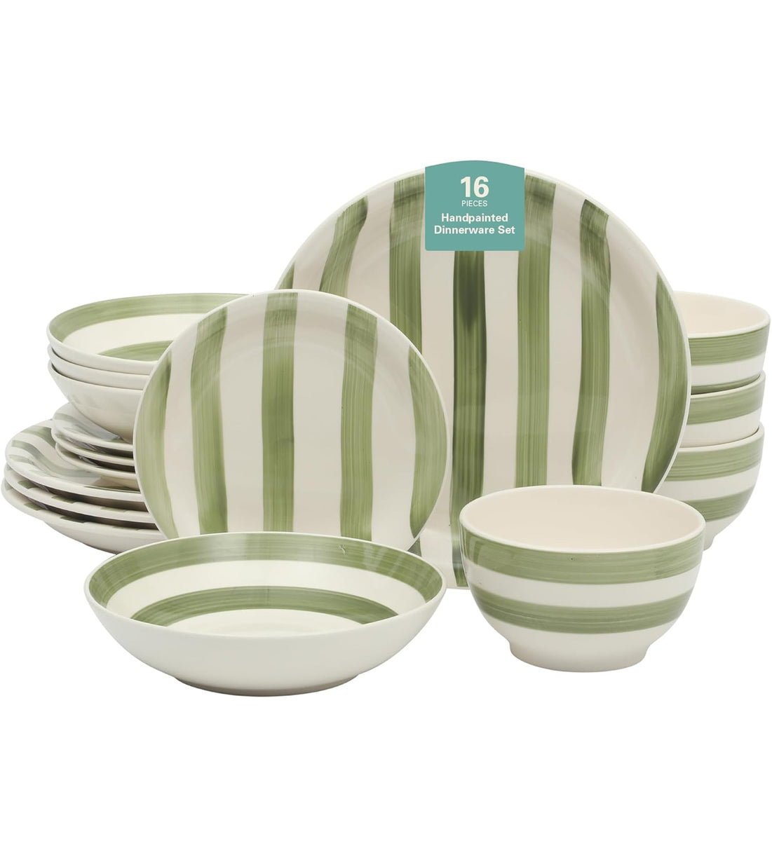Striped Dinnerware Set – Final Touch Deco