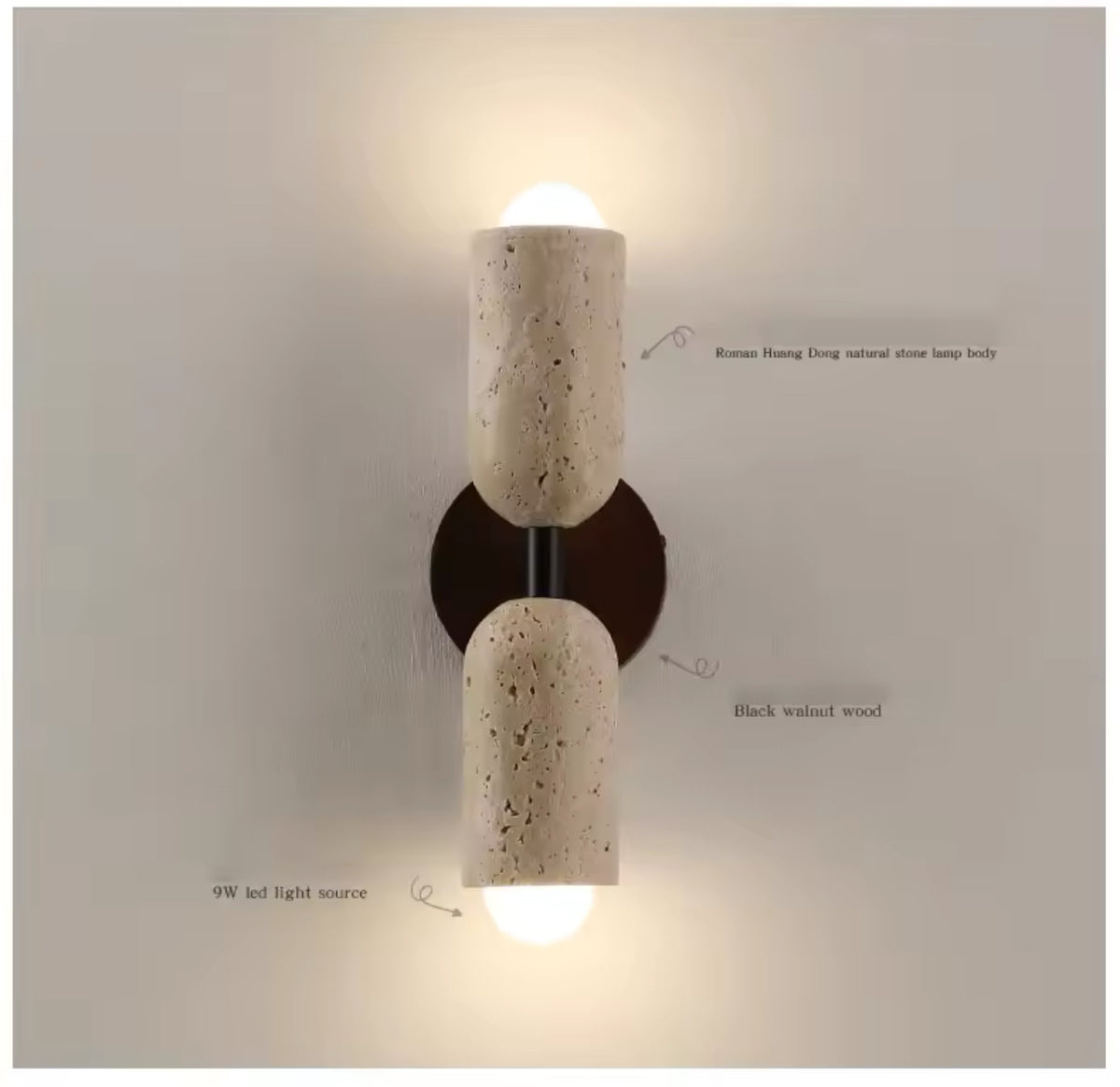 Natural Stone Sconce – Final Touch Deco