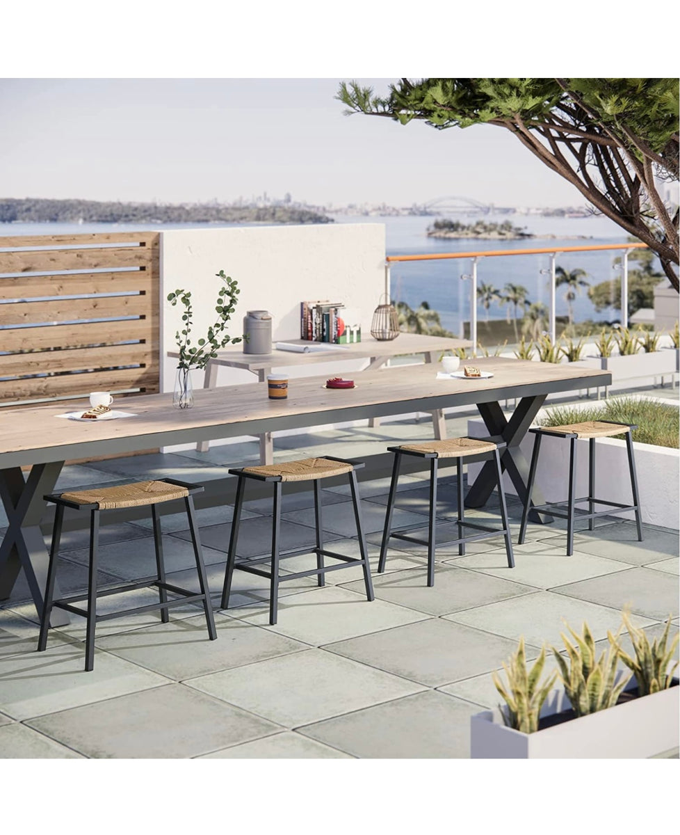 Rattan Waterproof Stool – Final Touch Deco